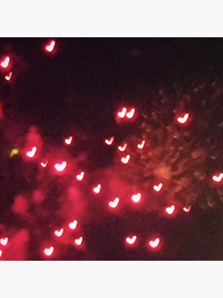 "Heart fireworks " Sticker for Sale by rodoullac | Redbubble