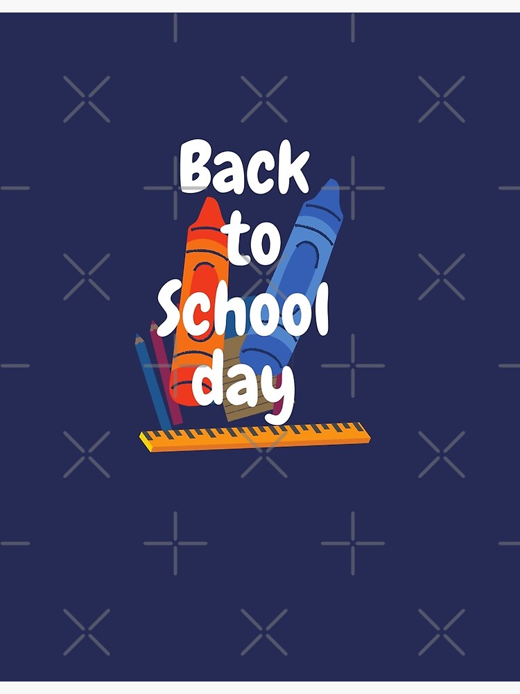 "Welcome back school day " Poster for Sale by Jala-store | Redbubble