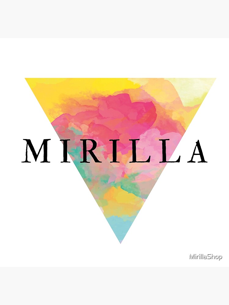 "MIRILLA " Poster for Sale by MirillaShop | Redbubble