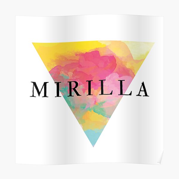 "MIRILLA " Poster for Sale by MirillaShop | Redbubble