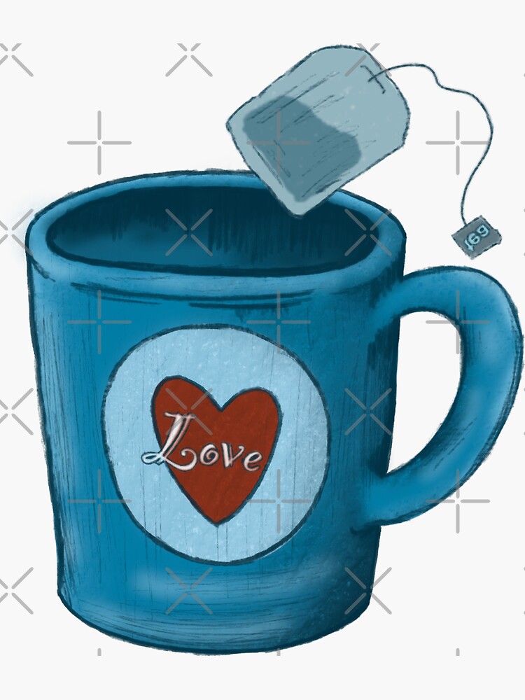 "tea stickers" Sticker for Sale by aamerart | Redbubble