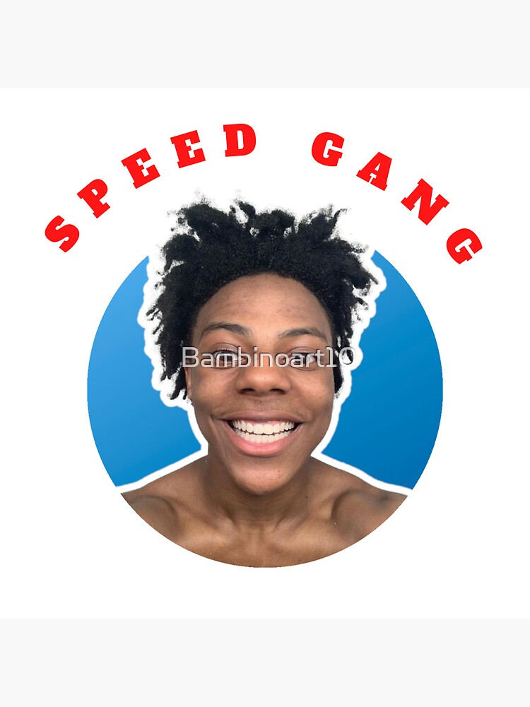 "Ishowspeed - speed gang t-shirts 2022" Sticker for Sale by ...
