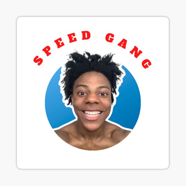 "Ishowspeed - speed gang t-shirts 2022" Sticker for Sale by ...