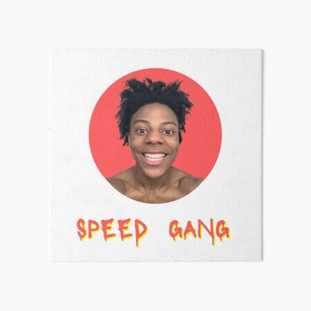 "Ishowspeed - speed gang t-shirts 2022" Art Board Print for Sale by ...