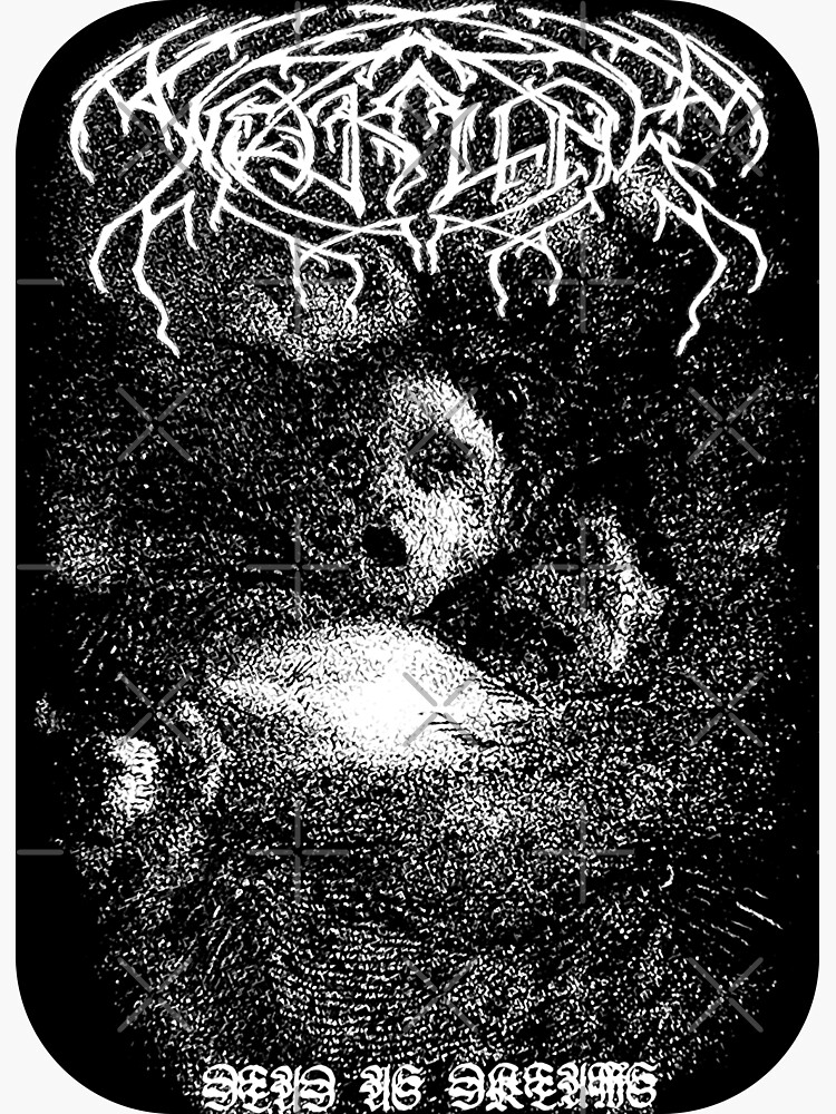 "Dead As Dreams by Weakling - Classic Old School Black Metal" Sticker ...