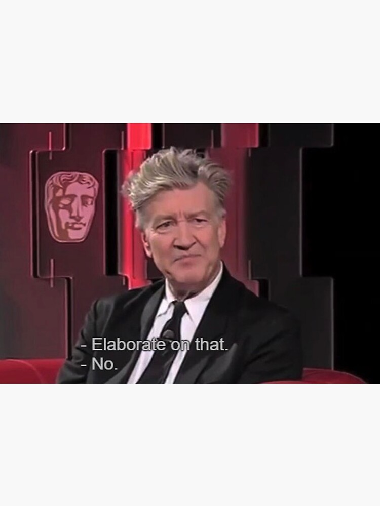 "Elaborate on That" Sticker for Sale by indiabee | Redbubble