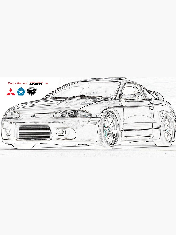 "Diamond Star motors (DSM)" Sticker for Sale by Df01245277 | Redbubble