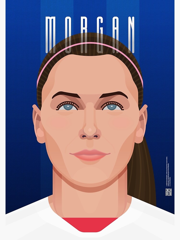 "Alex Morgan" Poster for Sale by Chechibaldo | Redbubble
