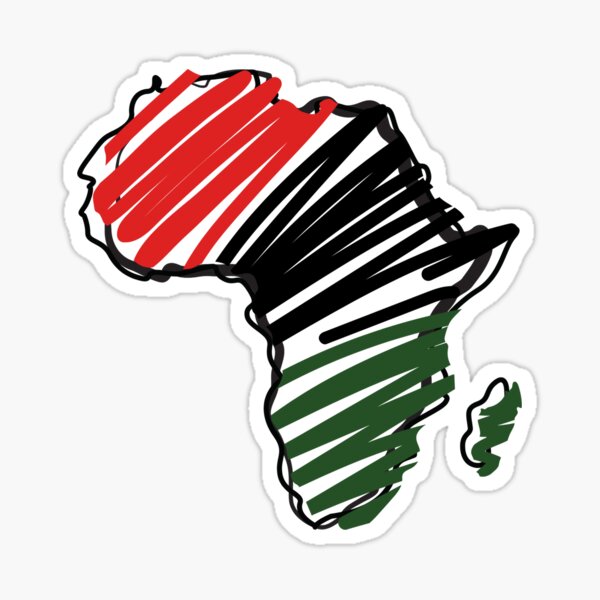 "Pan-African Flag" Sticker for Sale by khalilybear | Redbubble