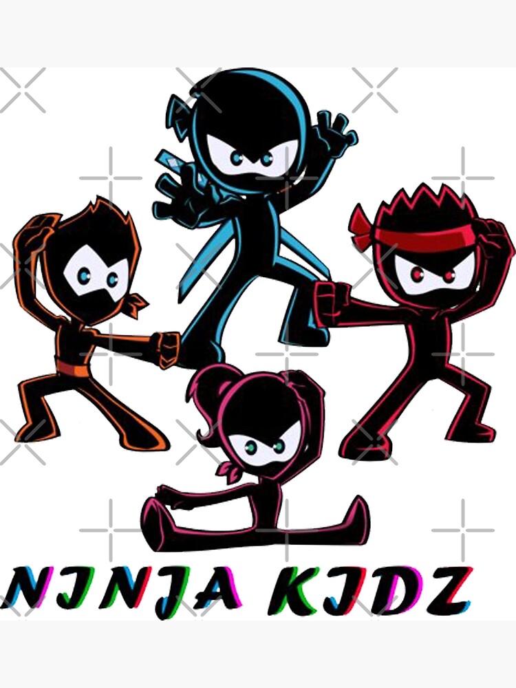 "ninja kidz" Poster for Sale by Jackartd | Redbubble