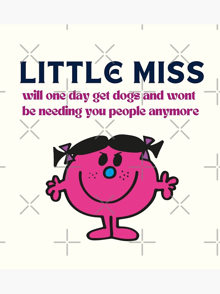 " "Little miss bad character" meme funny tshirts aesthetic " Poster for ...