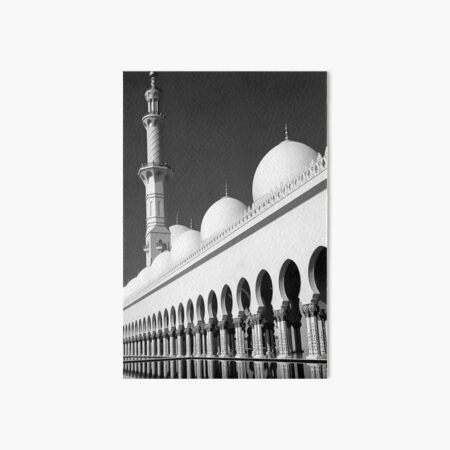 "Reflective Symmetry #1 | Sheikh Zayed Mosque Abu Dhabi" Art Board ...
