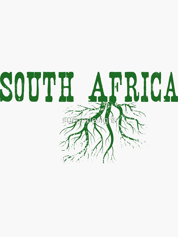 "South Africa Roots" Sticker for Sale by surgedesigns | Redbubble