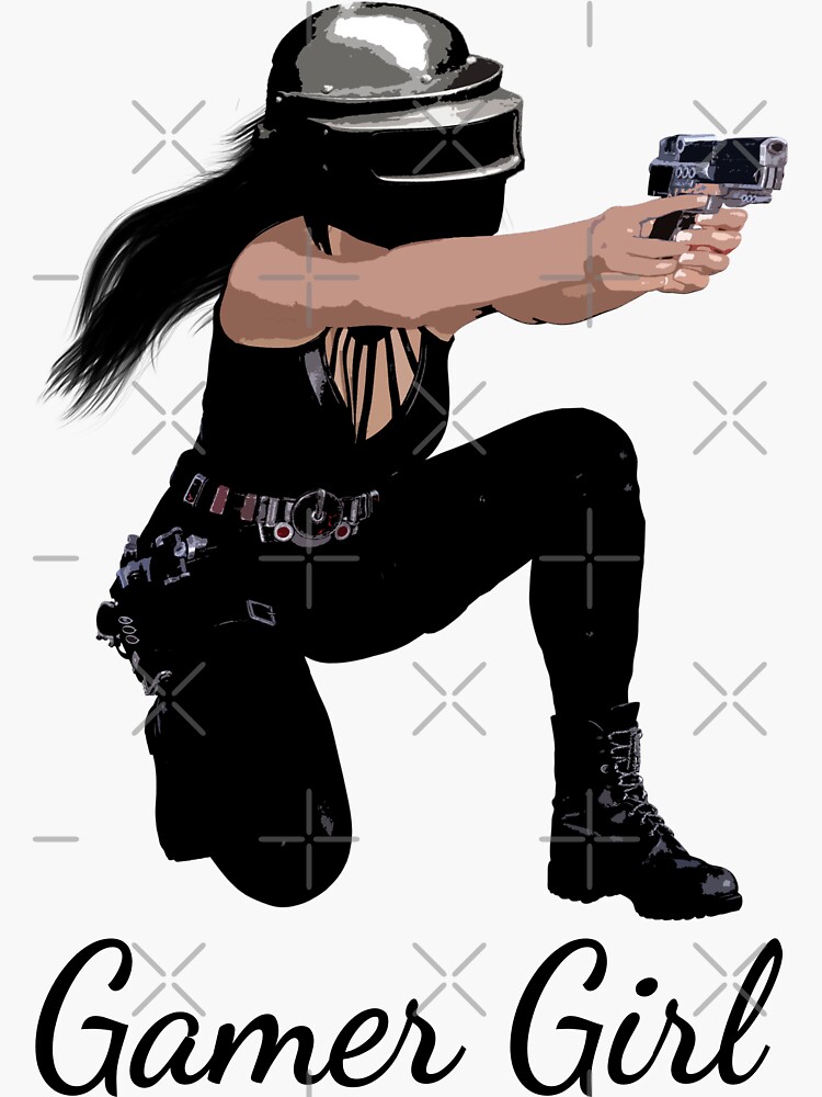 "Gamer Girl Sticker" Sticker for Sale by Gemy0582 | Redbubble