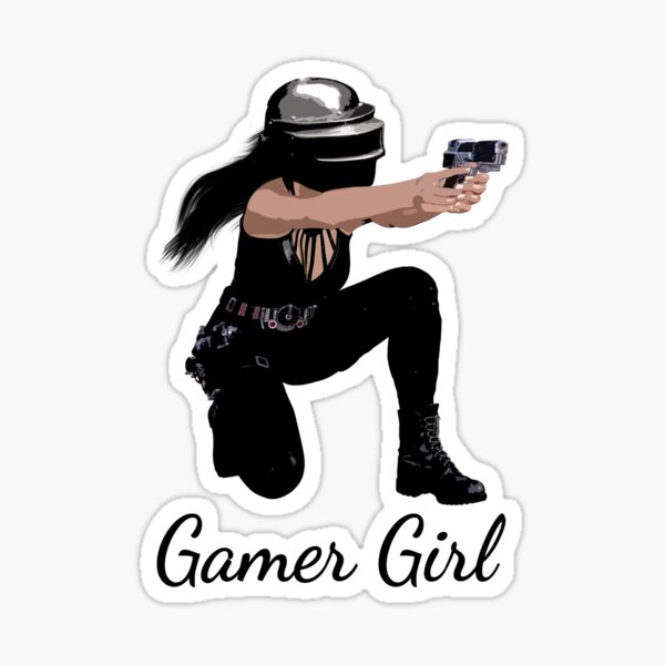 "Gamer Girl Sticker" Sticker for Sale by Gemy0582 | Redbubble