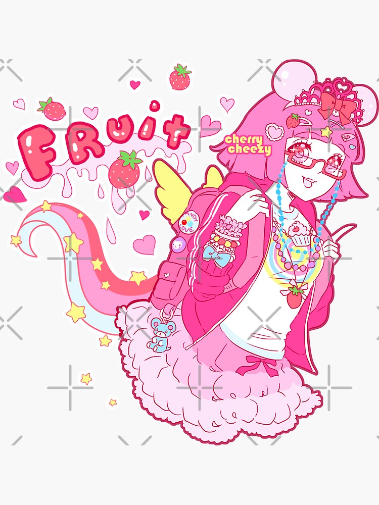 "Decora" Sticker for Sale by cherrycheezy | Redbubble