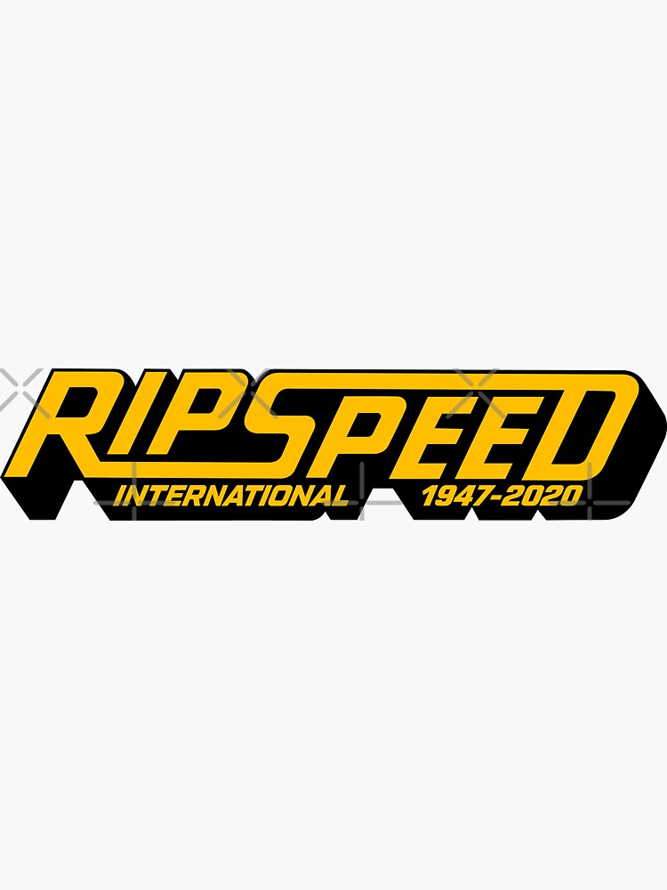 "Ripspeed International Car Spares Retro Logo" Sticker for Sale by ...