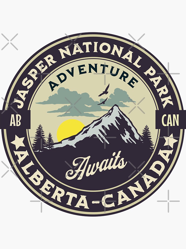"Jasper National Park" Sticker for Sale by TravelGold | Redbubble