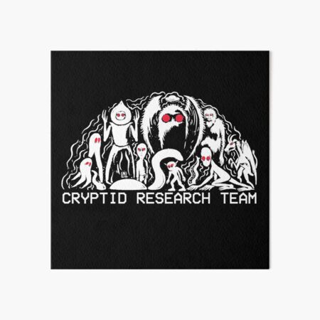 "Cryptid Research Team" Art Board Print for Sale by inkomodo | Redbubble