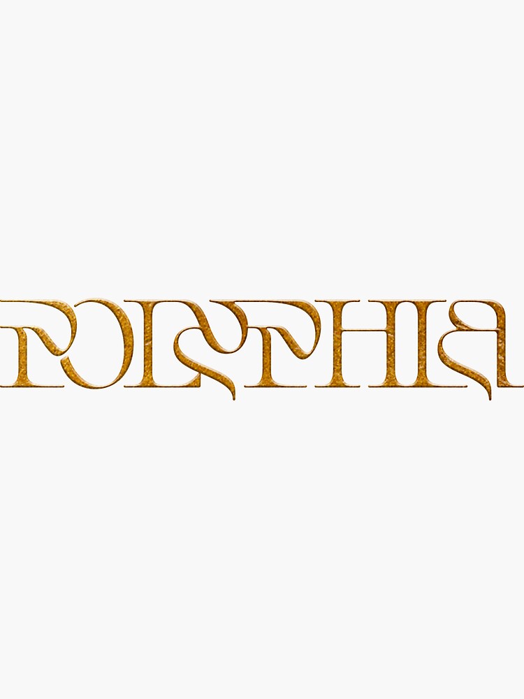 "Polyphia Golden Logo" Sticker for Sale by thebandloophole | Redbubble