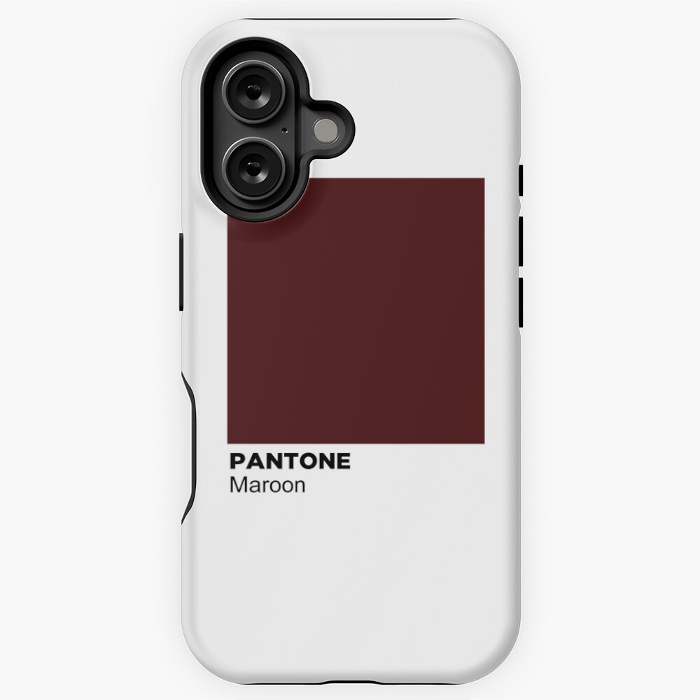 "Maroon Pantone Color Swatch " Sticker for Sale by jamiejamie00 | Redbubble