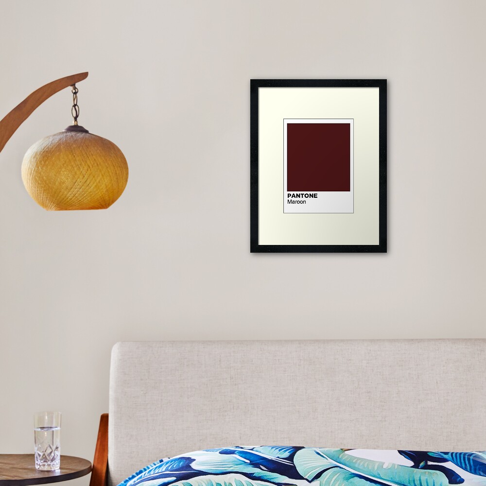 "Maroon Pantone Color Swatch " Sticker for Sale by jamiejamie00 | Redbubble