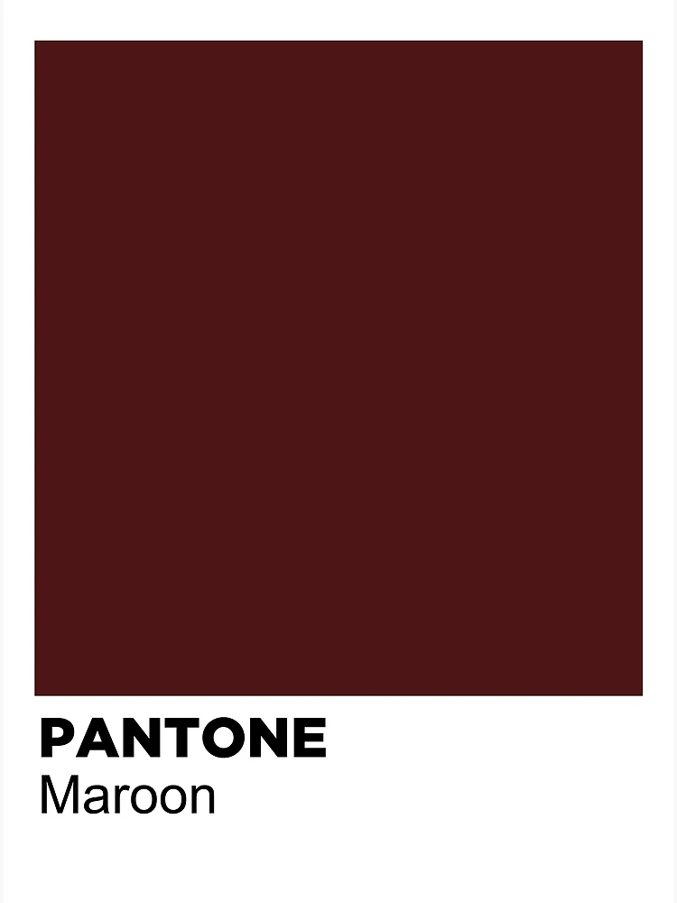 Pantone Color For Maroon