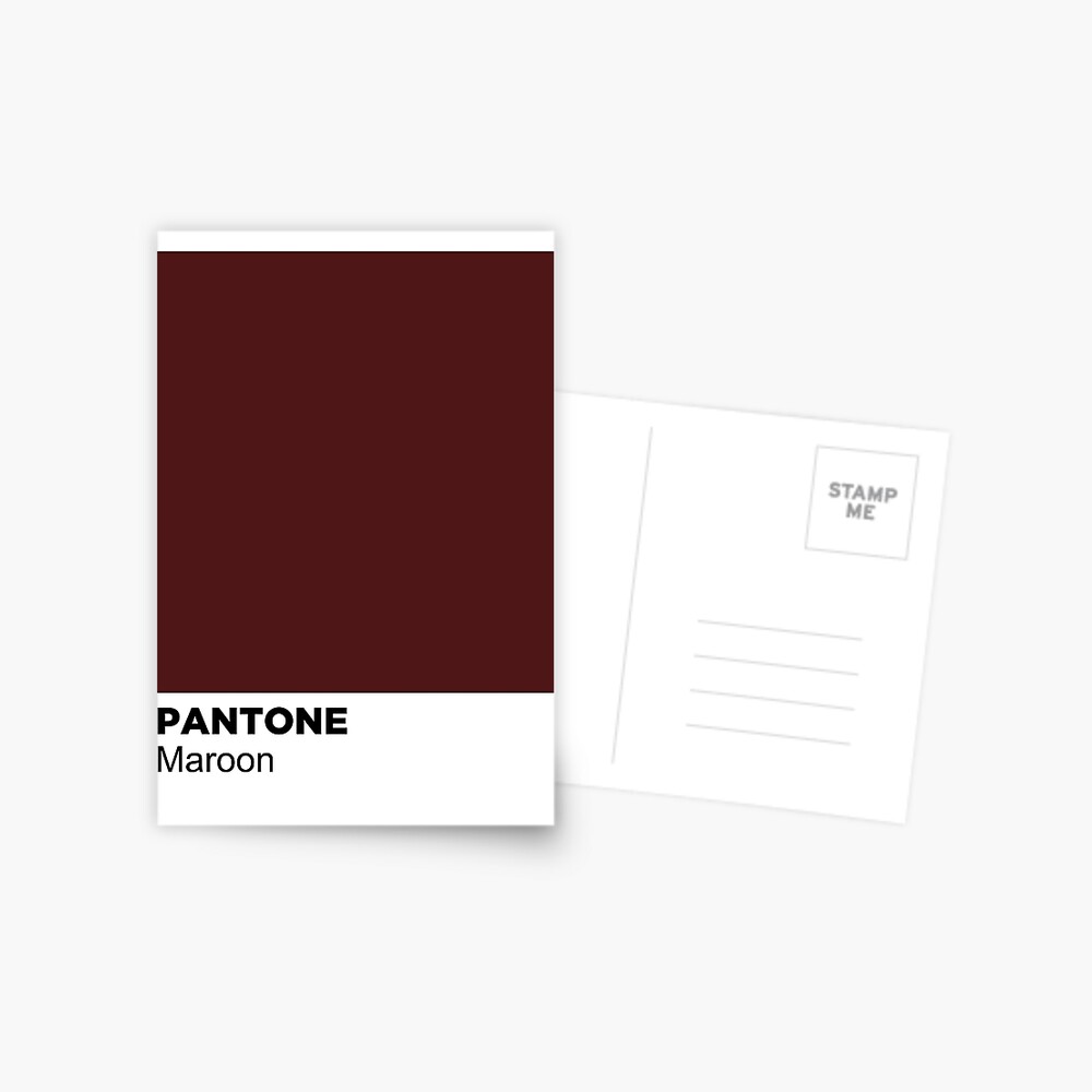 "Maroon Pantone Color Swatch " Sticker for Sale by jamiejamie00 | Redbubble