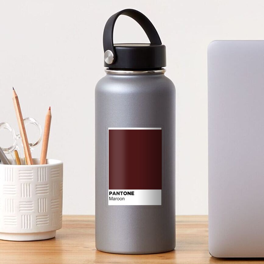 "Maroon Pantone Color Swatch " Sticker for Sale by jamiejamie00 | Redbubble