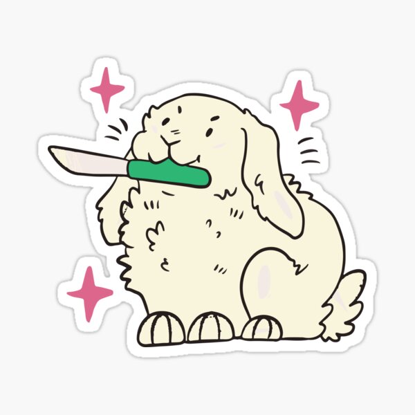 "cute bad bunny" Sticker for Sale by XXgooddeedXX | Redbubble