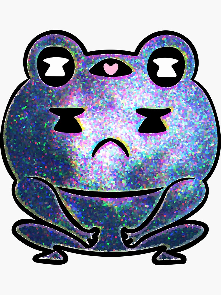 "Kawaii Galaxy Space Frog" Sticker for Sale by Nicheek | Redbubble