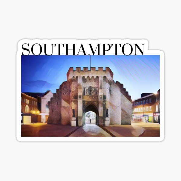 "Southampton City Sticker" Sticker for Sale by carrotsnlimes | Redbubble