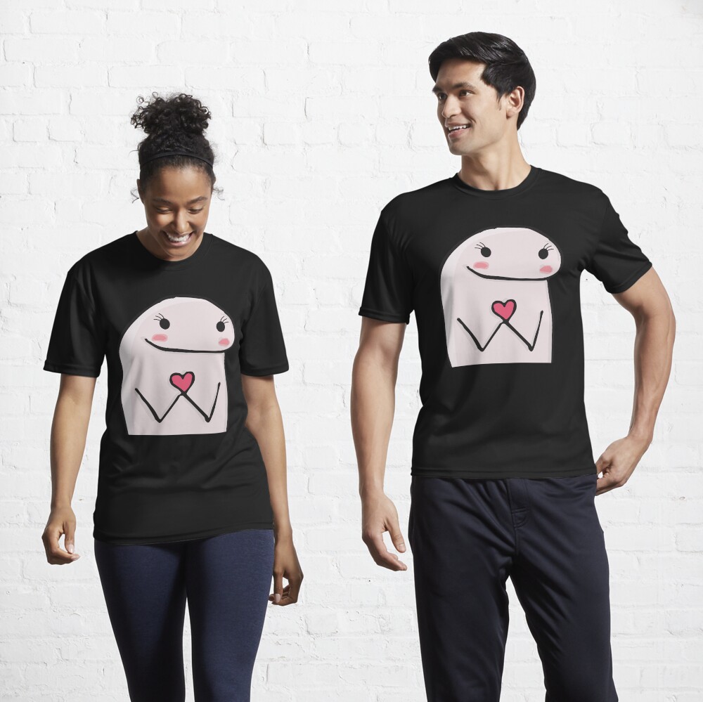 "Flork loves you - Flork with heart" Sticker for Sale by ebo-tshirt ...