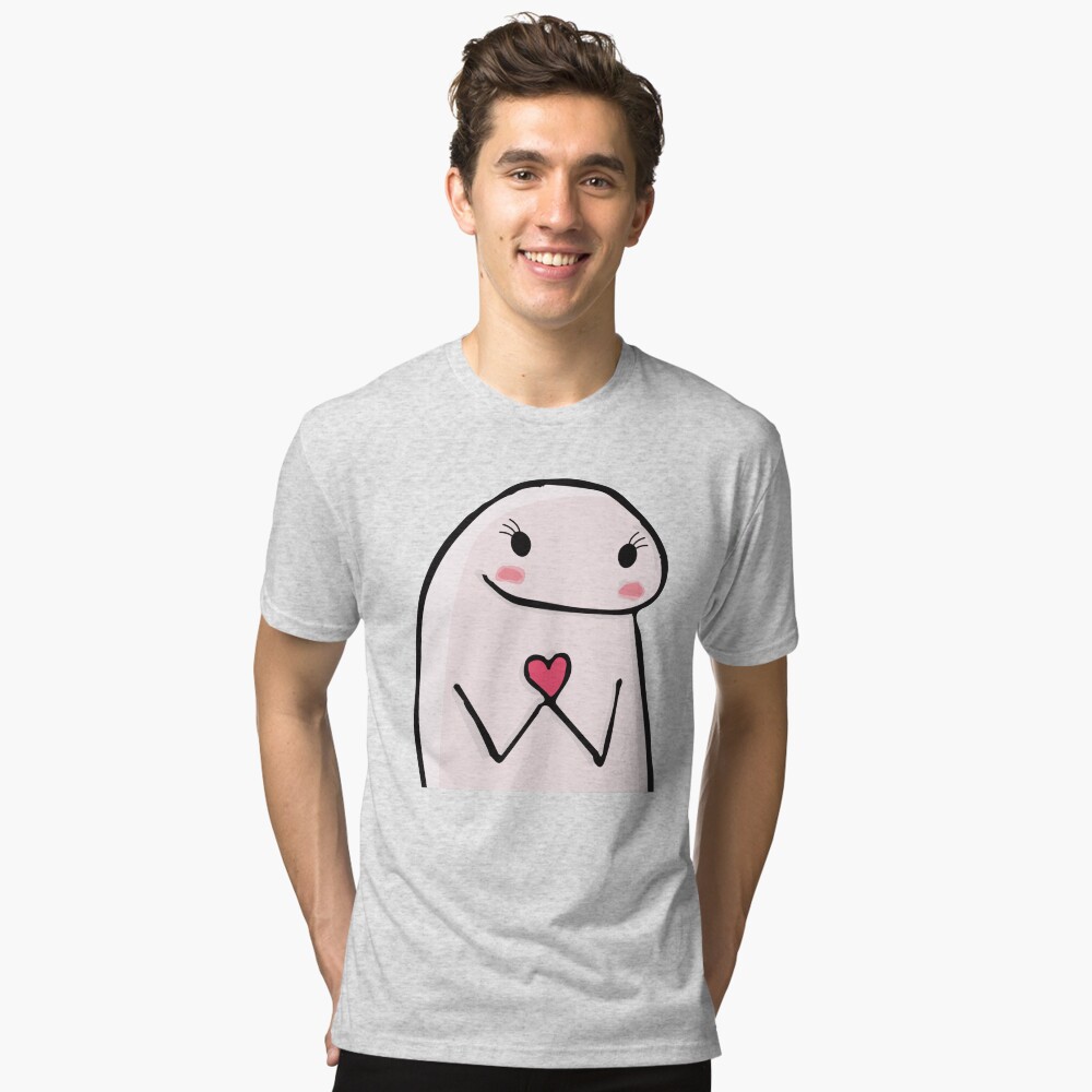 "Flork loves you - Flork with heart" Sticker for Sale by ebo-tshirt ...