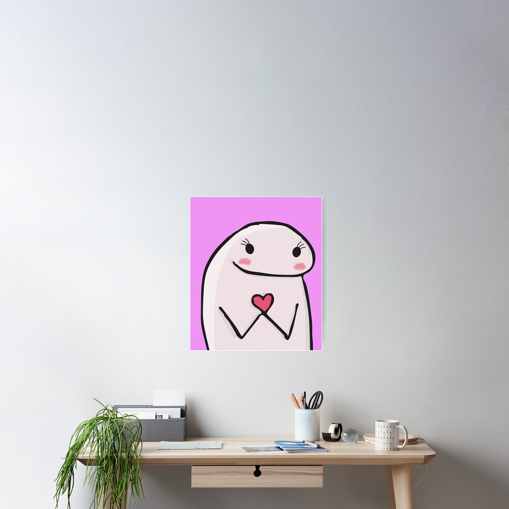 Póster «Flork te ama - Flork con corazón» de ebo-tshirt | Redbubble