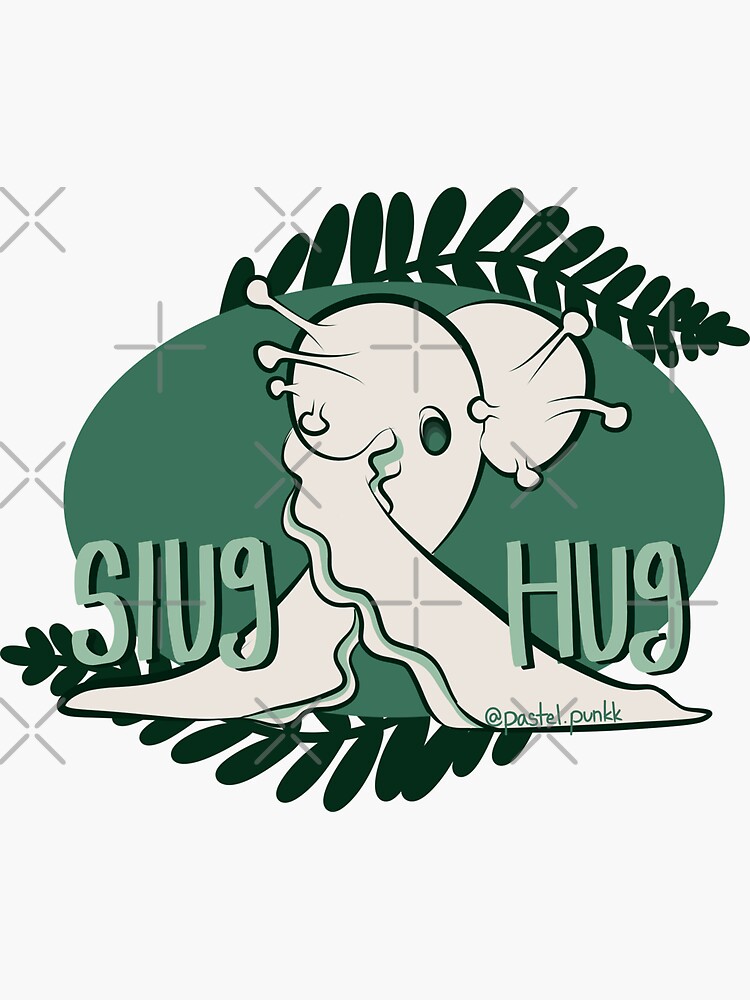 "Copy of Slug Hug " Sticker for Sale by sorioffantasy | Redbubble