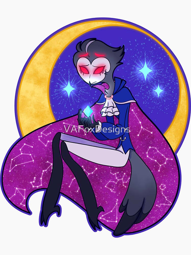 "Helluva Boss: Stolas" Sticker for Sale by VAFoxDesigns | Redbubble