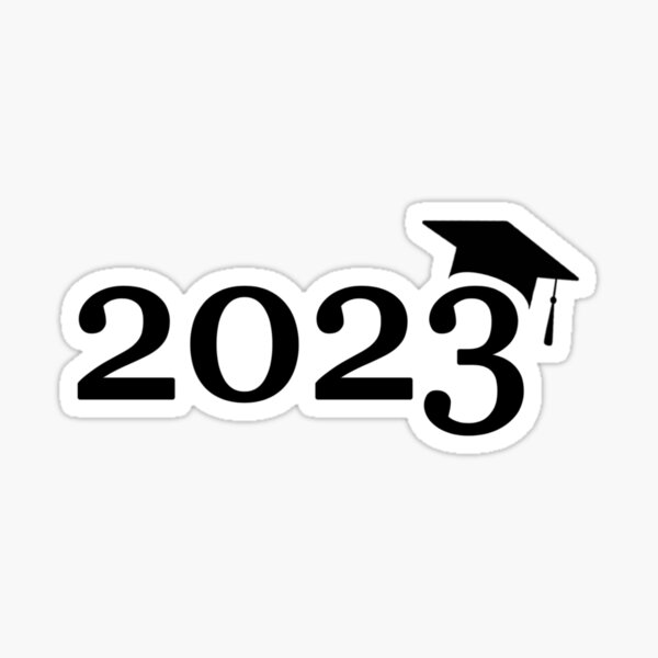 "2023 grad" Sticker for Sale by kaykiser | Redbubble