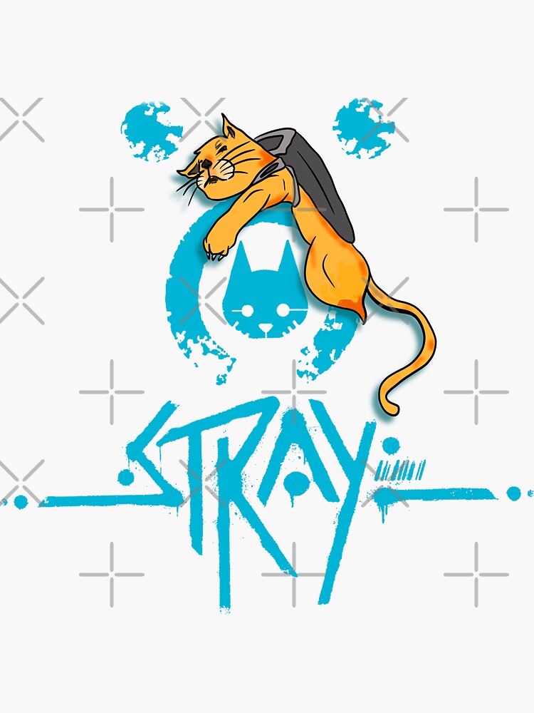 "Stray Game Outside Logo" Sticker for Sale by Alshoalla | Redbubble