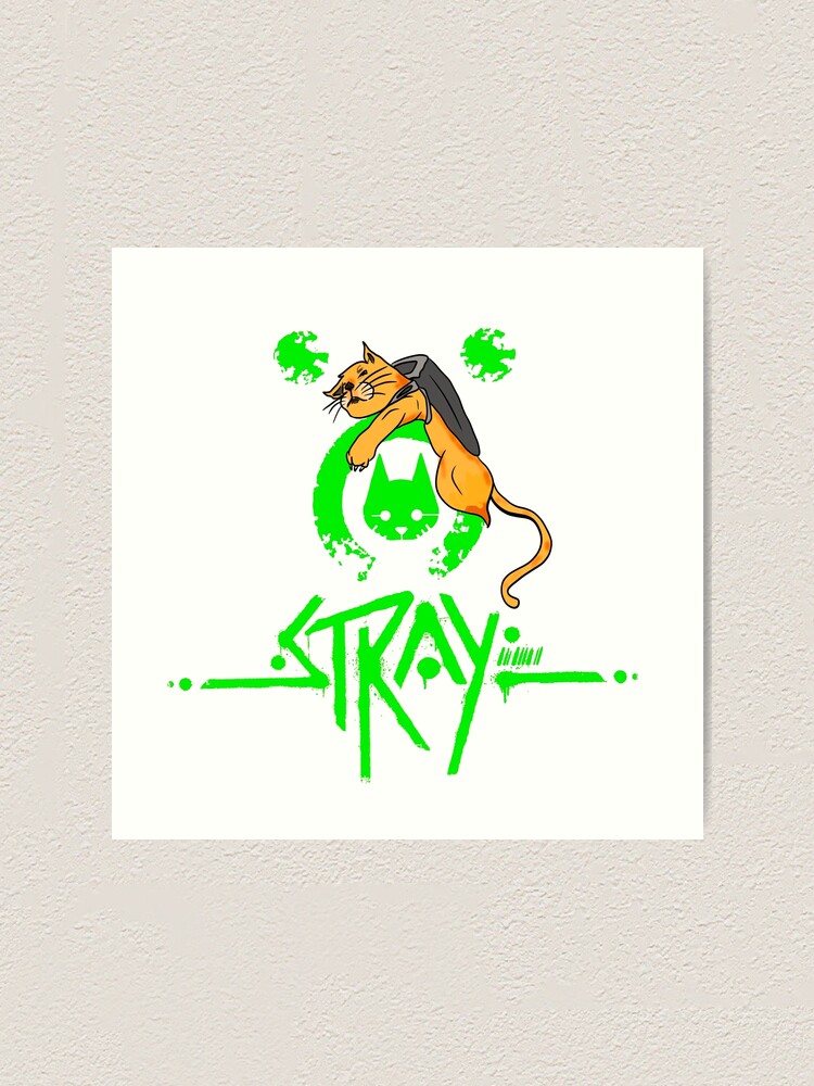 "Stray Game Outside Logo" Art Print for Sale by Alshoalla | Redbubble