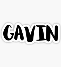 Pegatinas: Gavin | Redbubble
