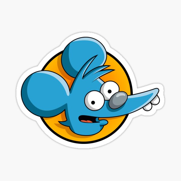 "Itchy" Sticker for Sale by RaymondDiaz | Redbubble