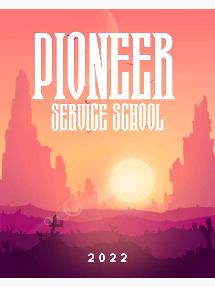 "Pioneer Service School " Sticker for Sale by HassaneGribi | Redbubble