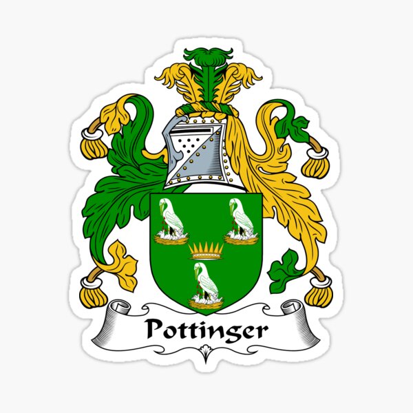 "Pottinger" Sticker by HaroldHeraldry | Redbubble