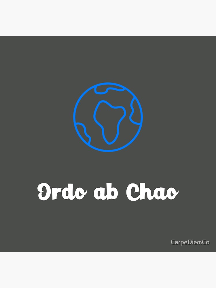 "Ordo ab Chao" Sticker for Sale by CarpeDiemCo | Redbubble