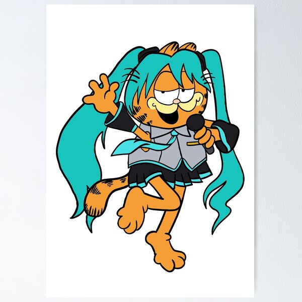 "Hatsune Miku (Black)" Poster for Sale by Daisymoon05 | Redbubble