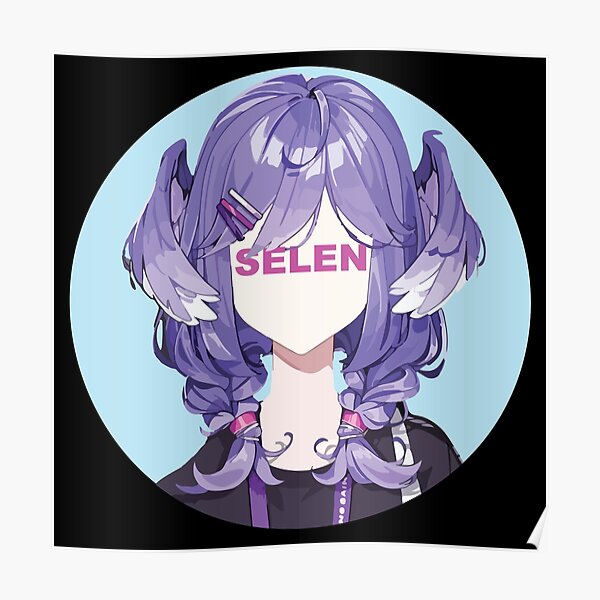 "Nijisanji EN Selen Tatsuki" Poster for Sale by TheGremFem | Redbubble