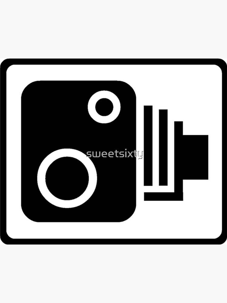 "Speed Camera Symbol" Poster by sweetsixty | Redbubble