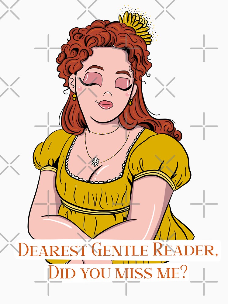 "Dearest Gentle Reader" T-shirt for Sale by EdeeBeeDesign | Redbubble ...