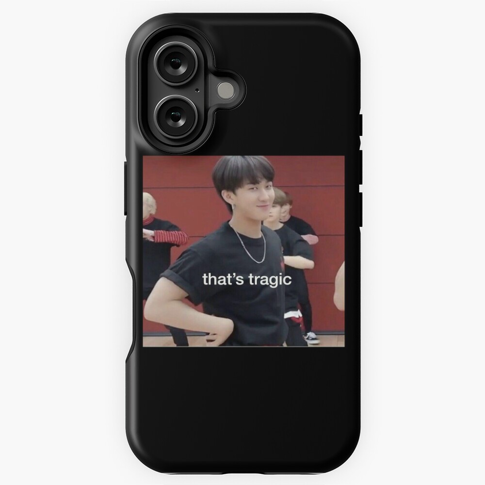 "Changbin Stray Kids that's tragic sticker " Sticker for Sale by ...